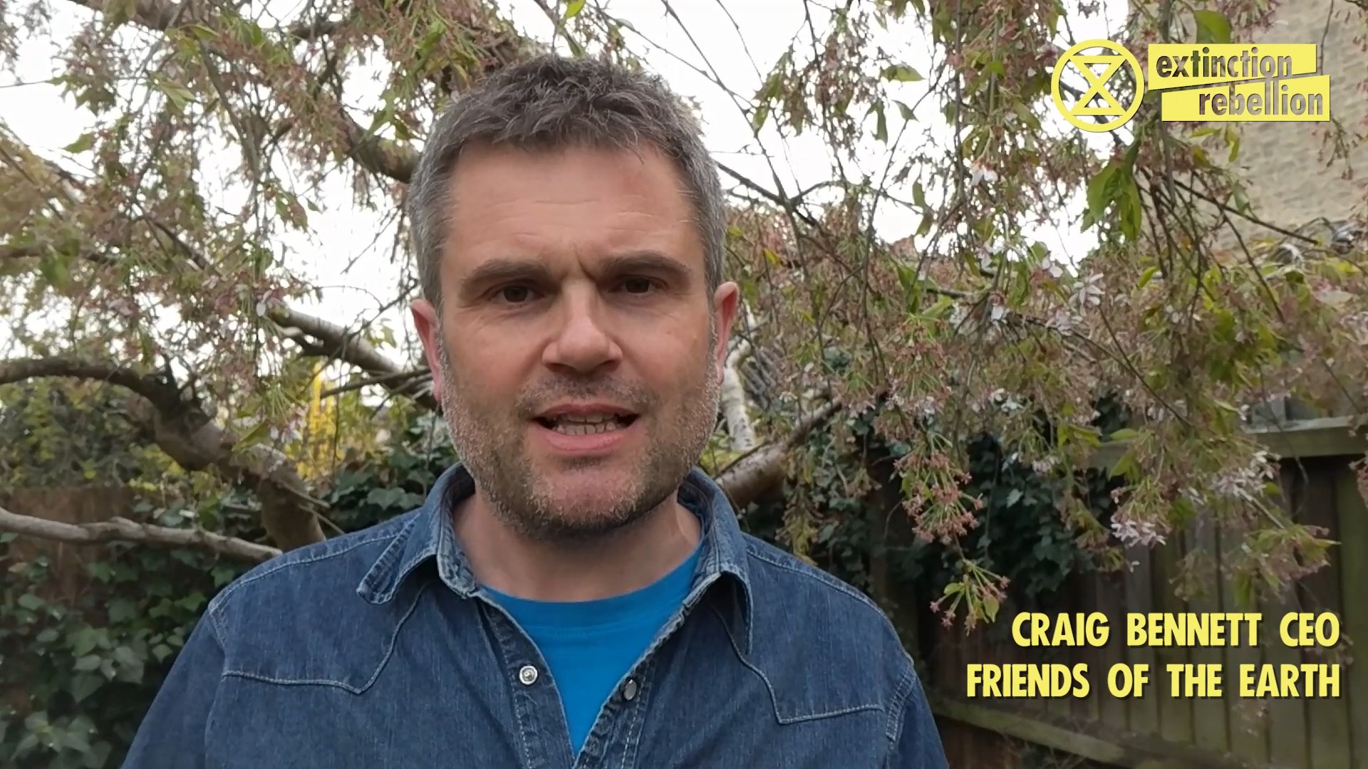 CEO Friends of the Earth | Craig Bennett - Extinction Rebellion UK