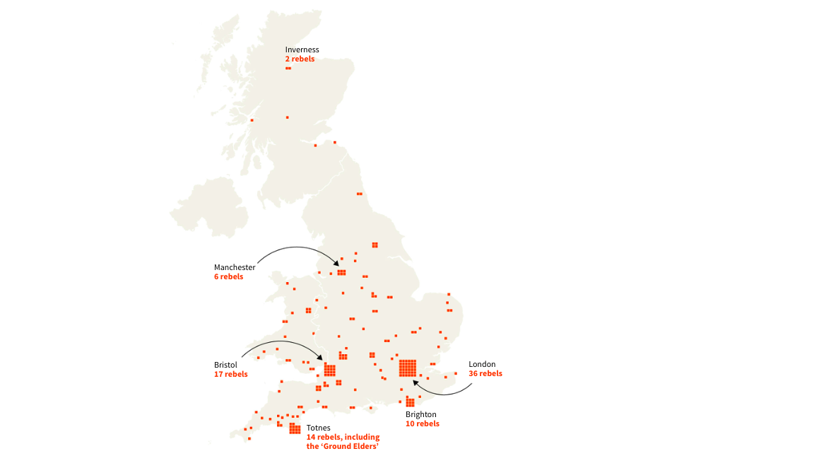 Our April Arrestees in Numbers - Extinction Rebellion UK