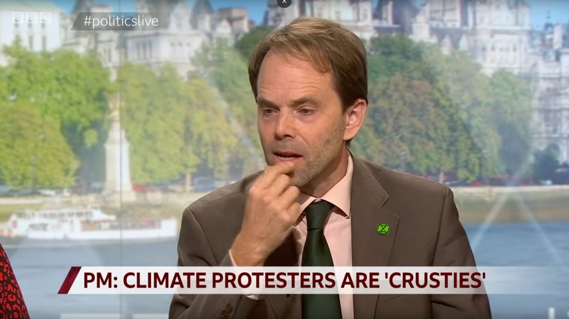 BBC Politics Live | Dr. Rupert Read - Extinction Rebellion UK