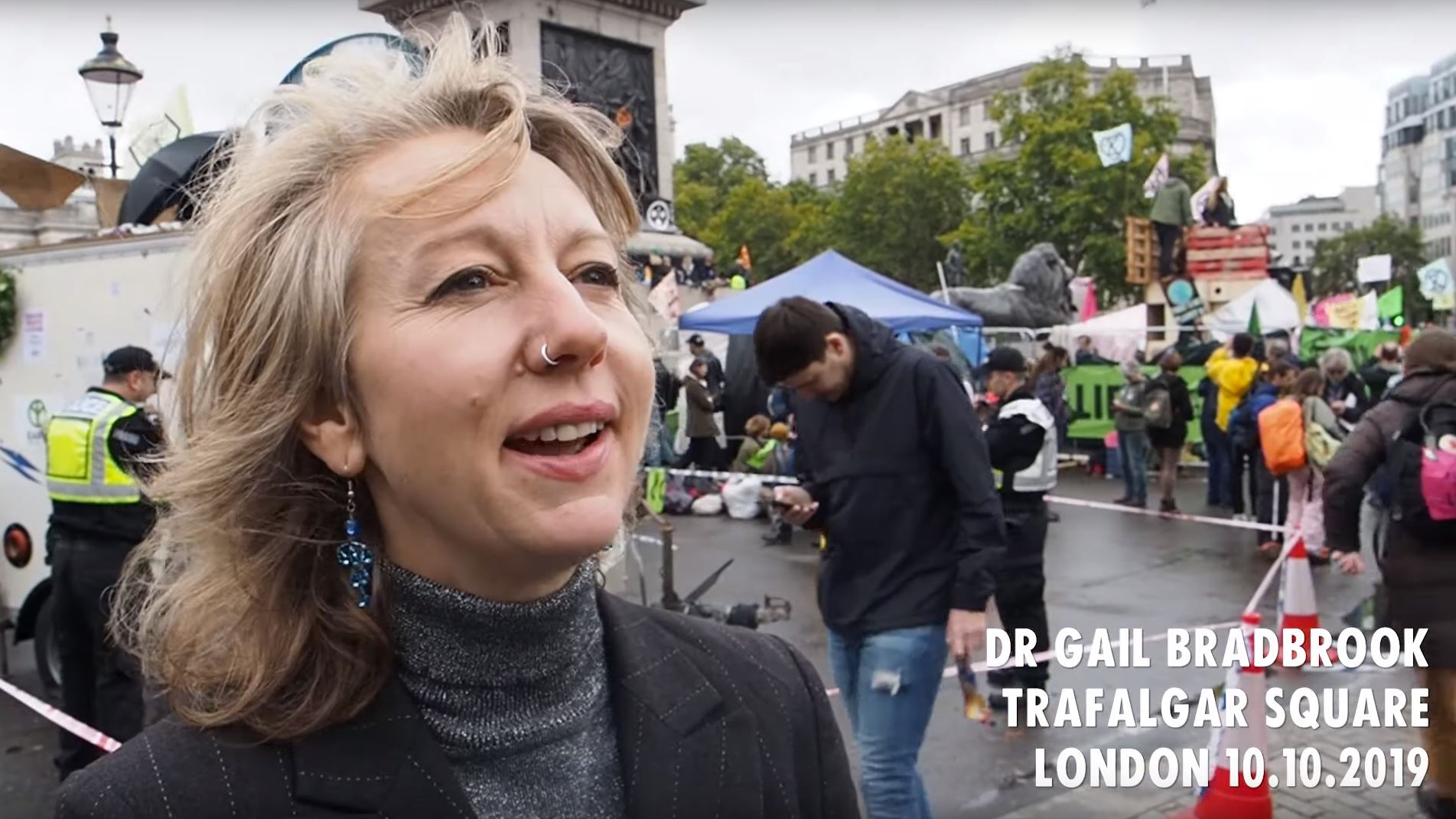 Dr Gail Bradbrook on the Queen's Speech 2019 - Extinction Rebellion UK