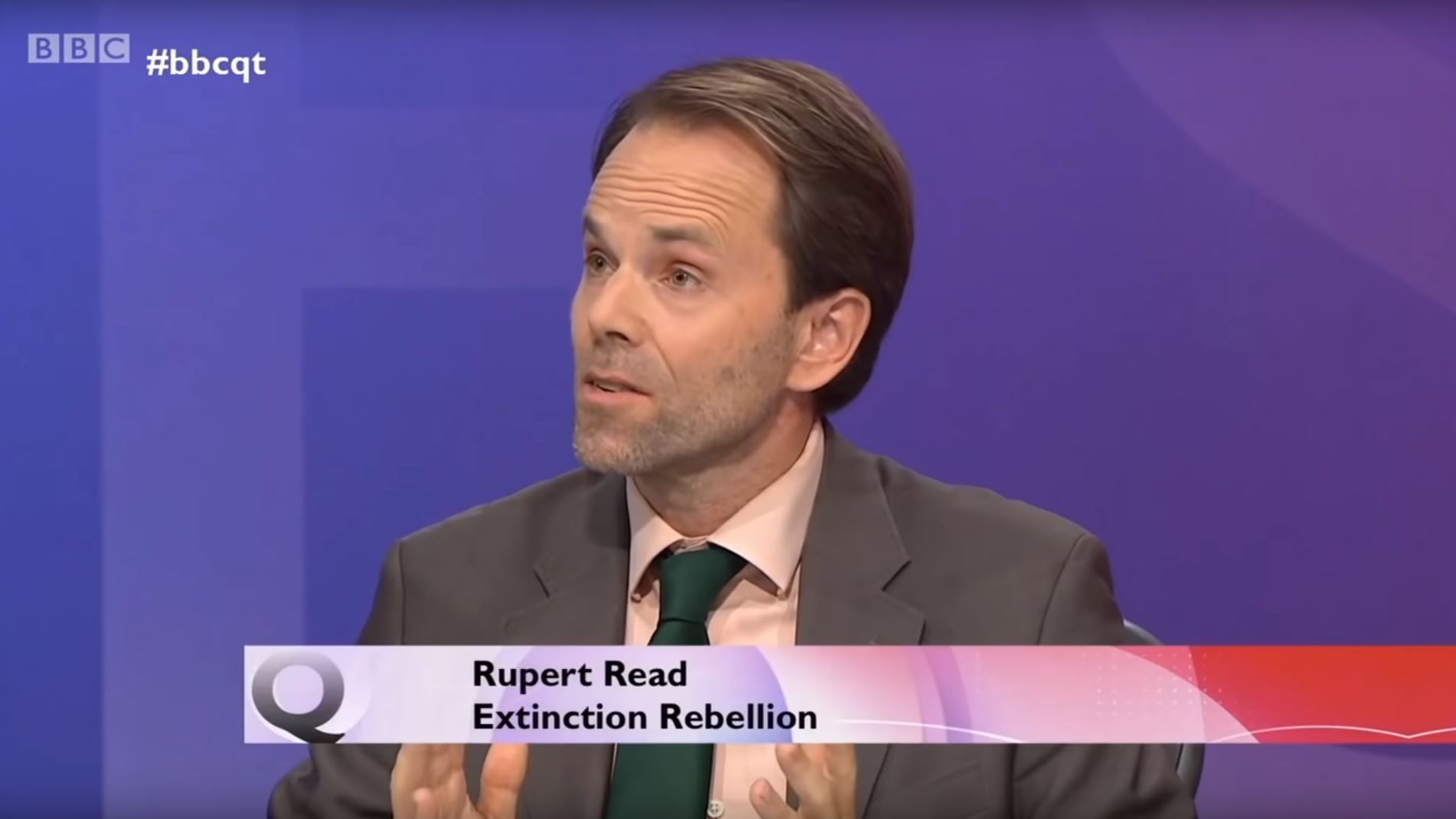 BBC Question Time | Dr Rupert Read - Extinction Rebellion UK