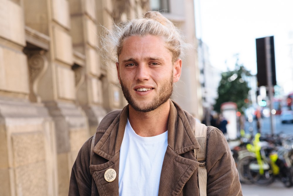 Sam Rodgers, 23, circus performer from Bideford - Extinction Rebellion UK
