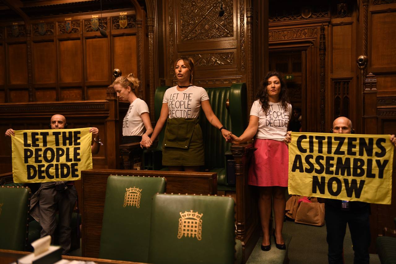 ‘We can’t afford this anymore’: Extinction Rebellion takes action inside Parliament to demand a ...