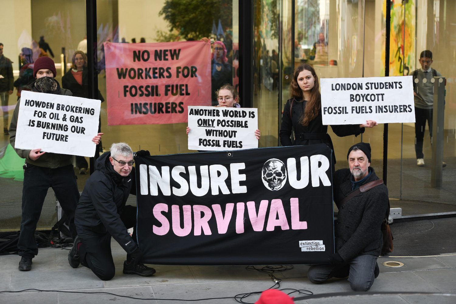 City of London insurance conference disrupted by Extinction Rebellion ...