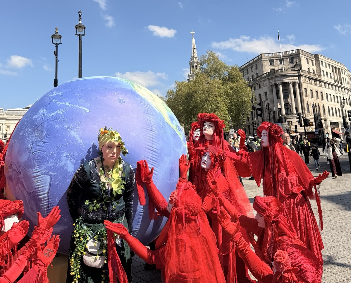 Earth Day Coalition Closes Whitehall: "Everything we love depends on a ...